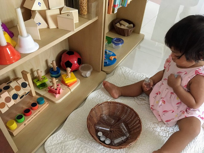 Practical Life Exercise for Toddler